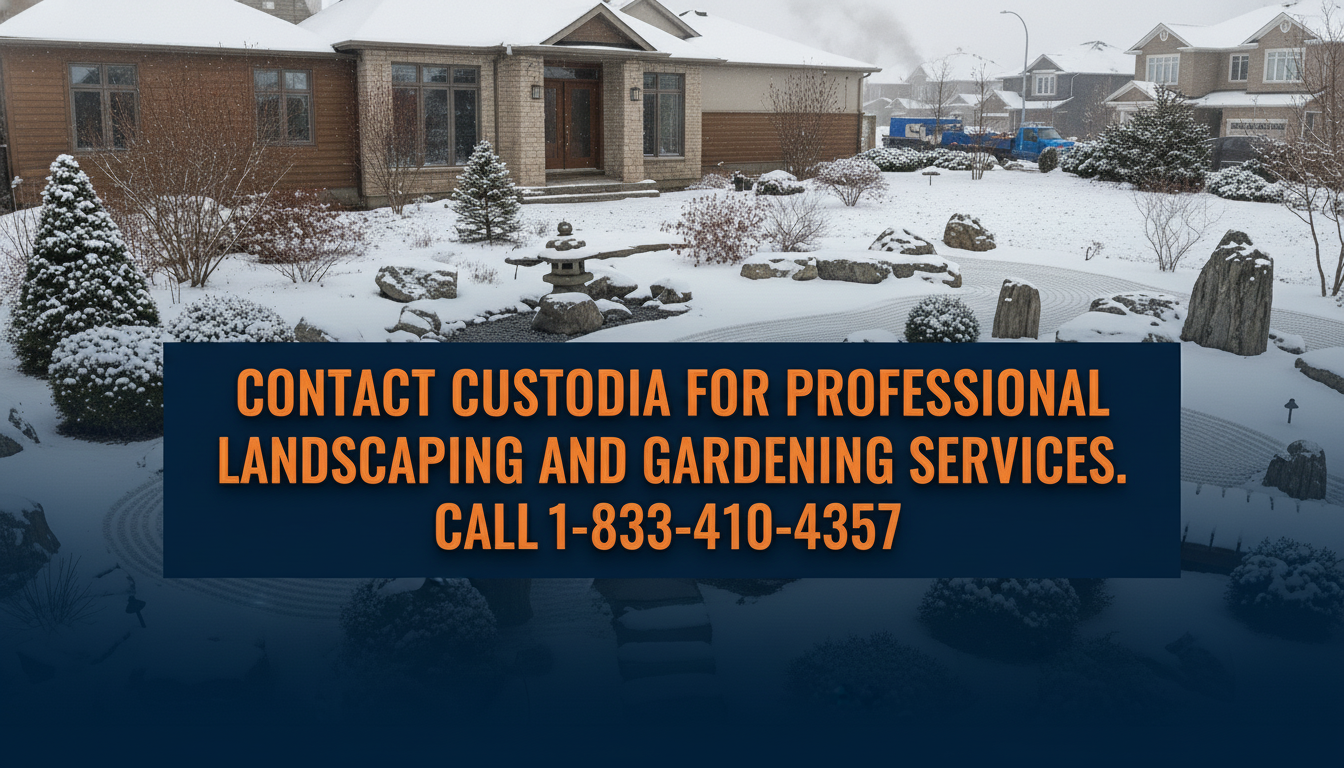 7 Principles of a Zen Garden in Canada During Winter